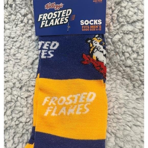 Underwear & Socks | Kelloggs Frosted Flakes Graphic Crew Socks | Poshmark